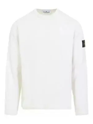 Stone Island Logo-detail Sweater - White
