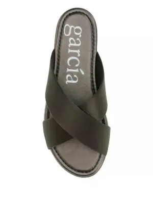 PEDRO GARCIA Pavana Crossover-strap Sandals - Green