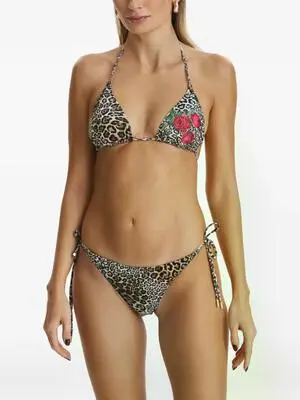 SOFIA ERHAN Leopard-print Bikini Set - Neutrals