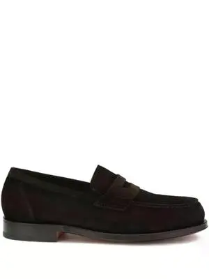 Santoni Suede Loafers