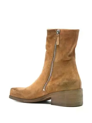 Marsèll Square-toe Boots - Brown