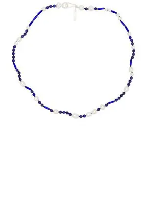 SOPHIE BUHAI Nile Necklace - Lapis  Czech Glass  Freshwater Pearls  &