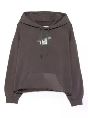 MAISON MARGIELA Distressed Graphic Hooded Top