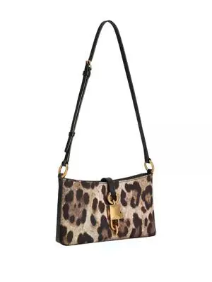 Dolce & Gabbana Animal-printed Shoulder Bag With Lock Detail