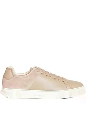 FERRAGAMO Lace-up Panelled Sneakers