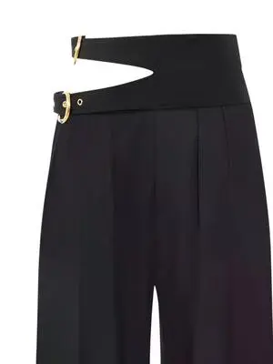 Chloé Buckle High-waisted Trousers