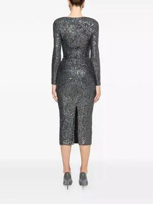 NISSA Sequined Midi Dress