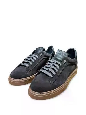 CALCE Leather-trimmed Lace-up Sneakers