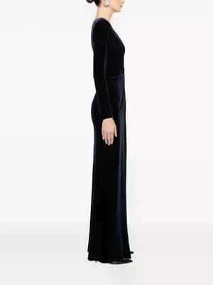 NISSA Velvet Maxi Dress
