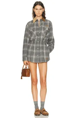 Miu Miu Flanella Check Shirt