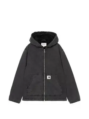 Carhartt Work In Progress Zip-up Hooded Jacket - Black