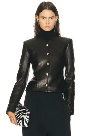 Khaite Nara Leather Jacket