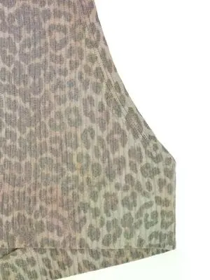 GANNI Leopard Print Balaclava