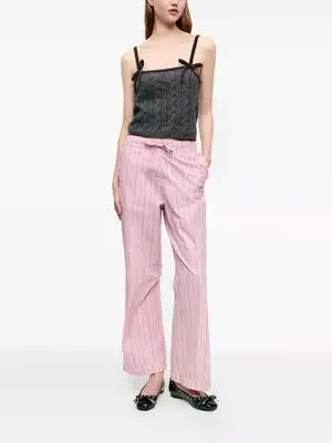 GANNI Pinstriped Trousers