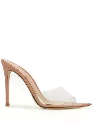 GIANVITO ROSSI Leather And Pvc Stiletto Sandals