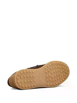 TOD'S Laced Boat Shoes - Brown