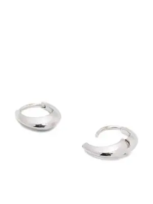 SHAUN LEANE Mini Sabre Hoop Earrings - Silver