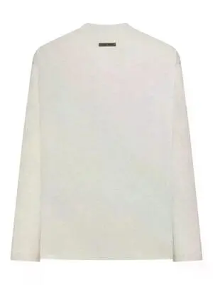 Fear Of God Logo Long-sleeves T-shirt - Neutrals