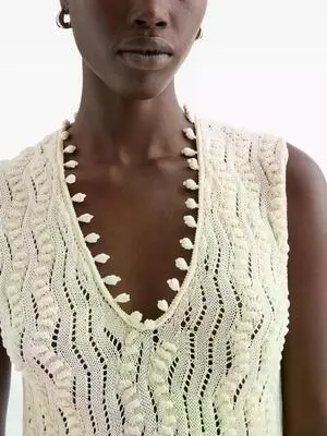 JIL SANDER Cotton Knit Maxi Dress - Neutrals