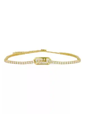 Fendi O'lock Crystal Necklace - Gold