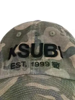 Ksubi Camouflage Appliqué Cap