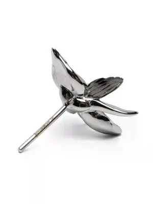 SHAUN LEANE Black Orchid Diamond Earrings - Silver