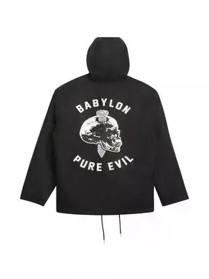 BABYLON Logo-appliqué Hooded Jacket