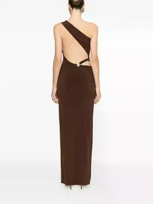 NISSA One-shoulder Cut-out Maxi Dress