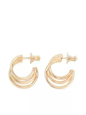 SHAUN LEANE Bound Hoop Earrings - Gold