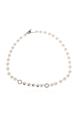 Marni Pearl Necklace - Cream