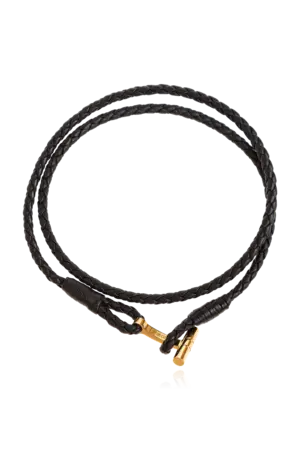 TOM FORD Braided Leather Bracelet - Brown