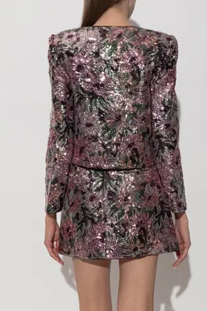 SELF-PORTRAIT Sequin Blazer - Multicolour