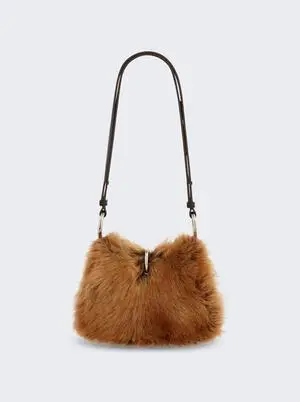 Rabanne Shearling Ring Bag