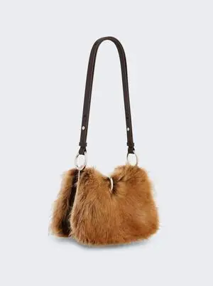 Rabanne Shearling Ring Bag