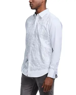 Robert Graham Urban Classics Printed Long Sleeve Button Front Shirt