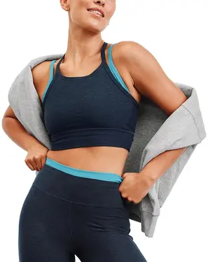 Beyond Yoga Spacedye Layered Longline Bra