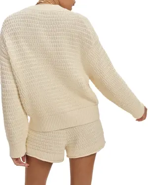 REFORMATION Collie Oversized Sweater - Ivory