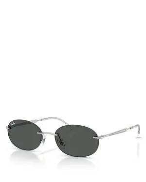 Ray-ban Oval Sunglasses Silver