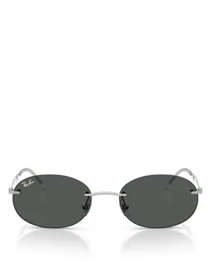 Ray-ban Oval Sunglasses - Silver