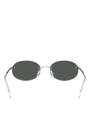 Ray-ban Oval Sunglasses - Silver