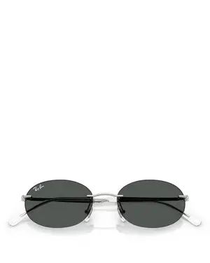 Ray-ban Oval Sunglasses - Silver