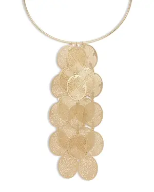 Ramy Brook Filigree Oval Statement Necklace