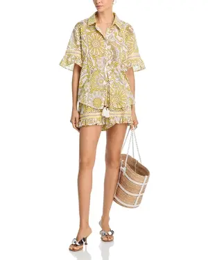 Ramy Brook Violette Swim Cover-up Shirt