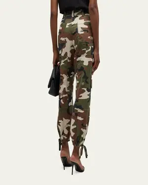 Cinq À Sept Love Camo Zola Embellished Twill Pants