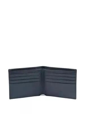 Paul & Shark Logo-debossed Leather Wallet - Blue