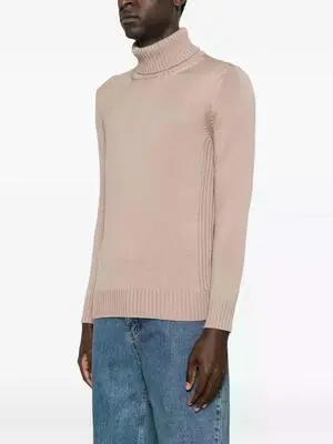 KANGRA Roll Neck Sweater - Brown