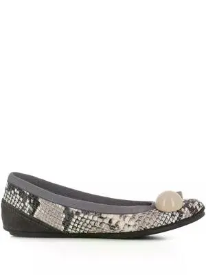Dove Nuotano Gli Squali Trimmed Flats For Women