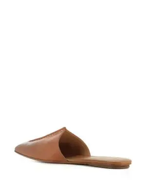 Marsèll Topstitch Mules - Brown