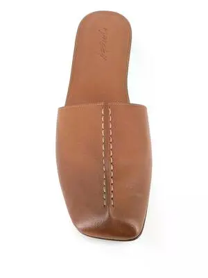 Marsèll Topstitch Mules - Brown
