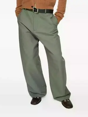 Acne Studios Straight Leg Cotton Trousers